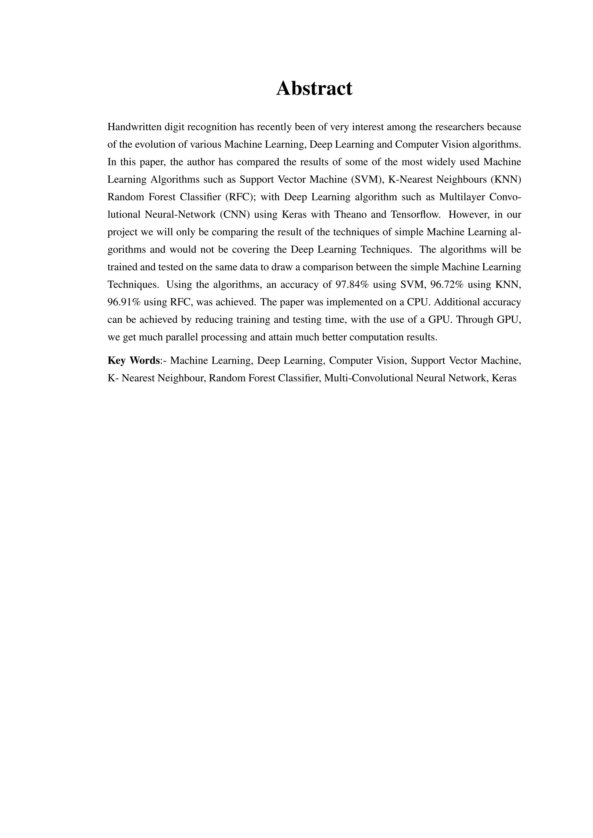 Machine Learning Project - Neural Network | PDF