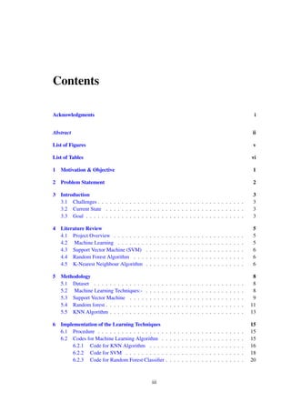 Machine Learning Project - Neural Network | PDF