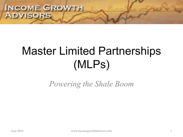 Master Limited Partnerships (MLPs) | PDF