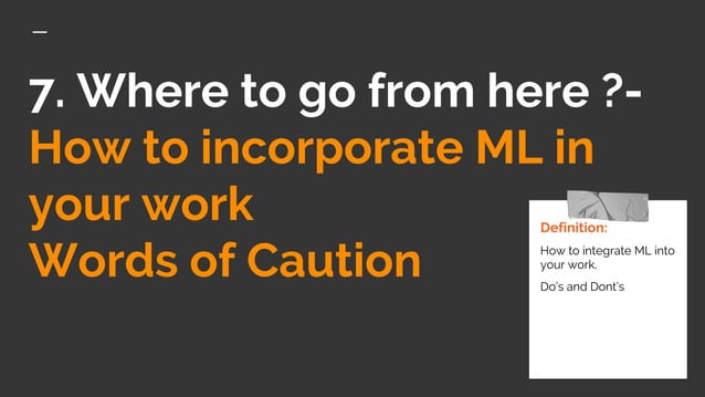 Introduction to Machine Learning in Python using Scikit-Learn | PPT