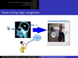 Machine Learning empowered by Python April2009 | PPT