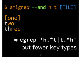 multi-line record grep | PPT