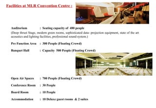 Mlr convention centre, bangloor. | PPT