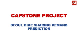 MLR PPT.pdf seoul bike sharing demand prediction | PDF