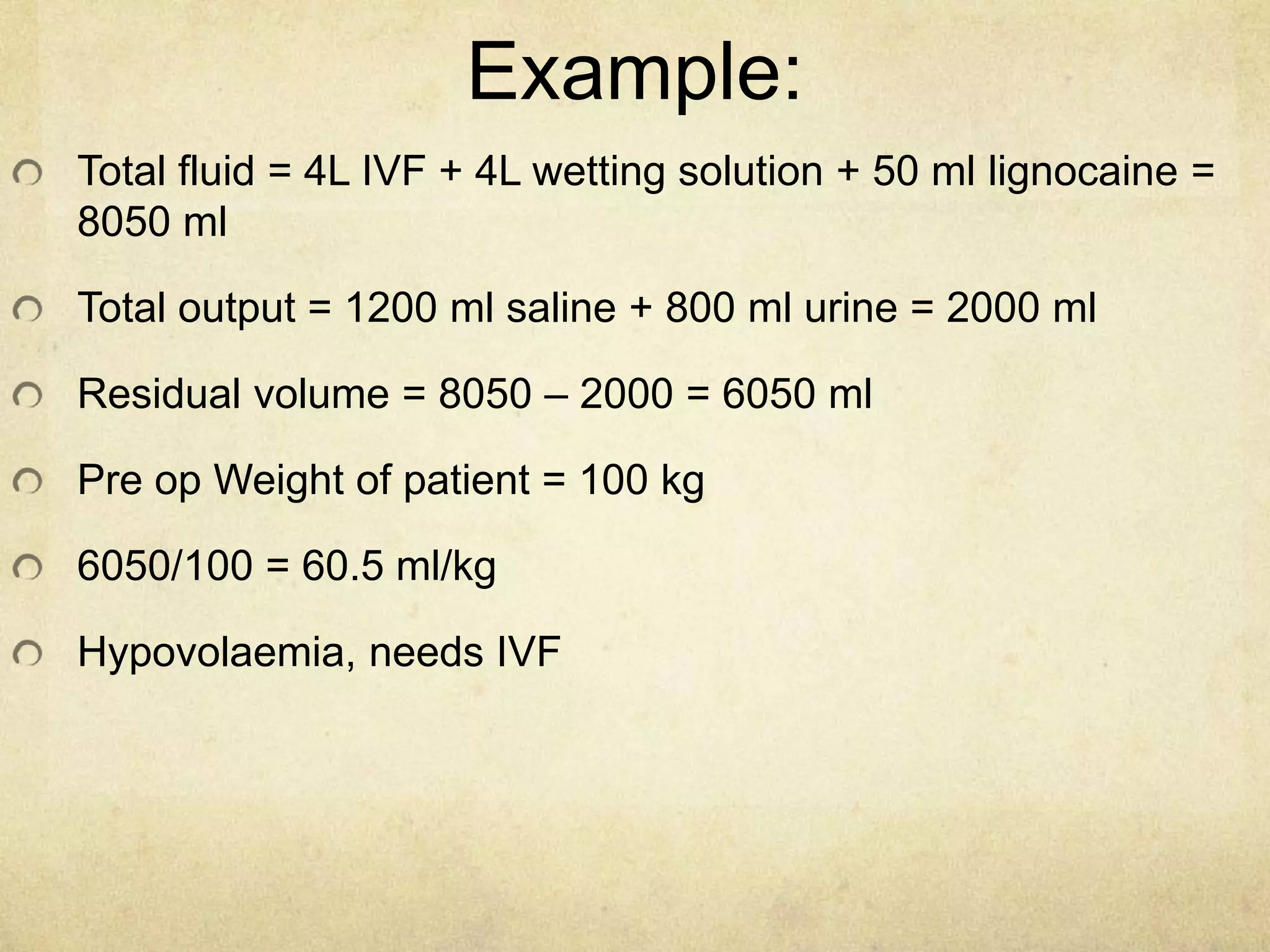 Anesthesia management for Mega liposuction. | PPTX