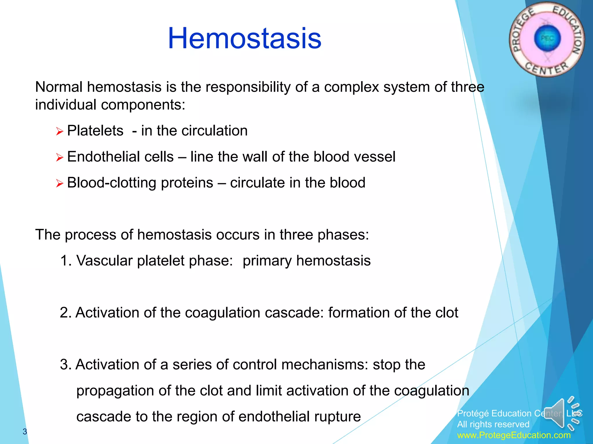 Hematology: Blood coagulation | PPTX