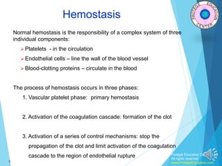 Hematology: Blood coagulation | PPTX