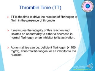 Hematology: Blood coagulation | PPTX