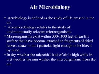 Air Microbiology | PPT