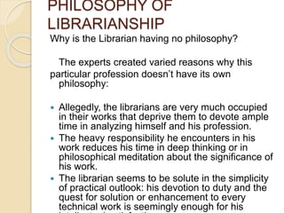 Foundations of Library and Information Science | PPTX