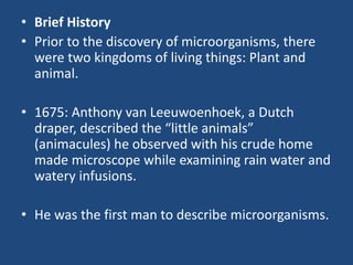 MLSC 417 HISTORY OF MICROBIOLOGY.ppt