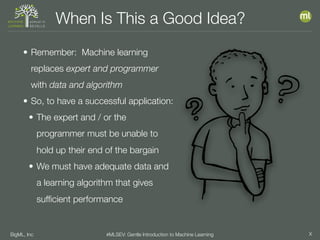 MLSEV. Machine Learning: Business Perspective | PPT