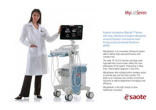 Esaote MyLab Seven | PDF