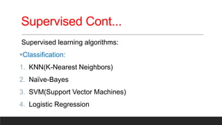 Machine Learning | PPTX