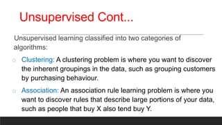 Machine Learning | PPTX