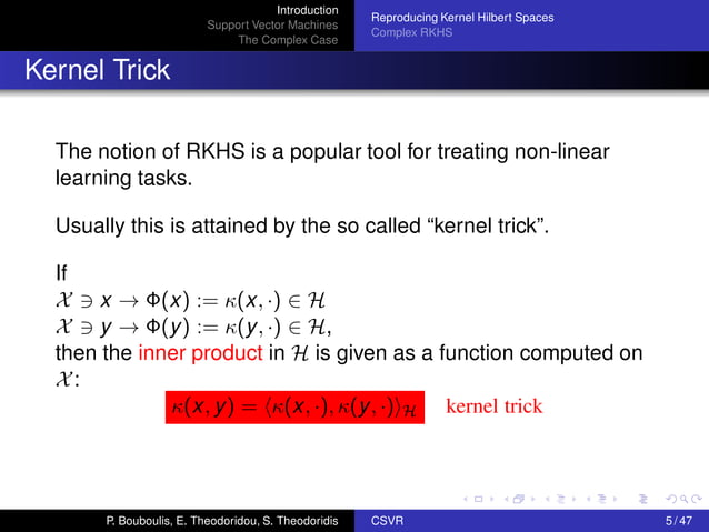 Complex Support Vector Machines For Quaternary Classification | PPT