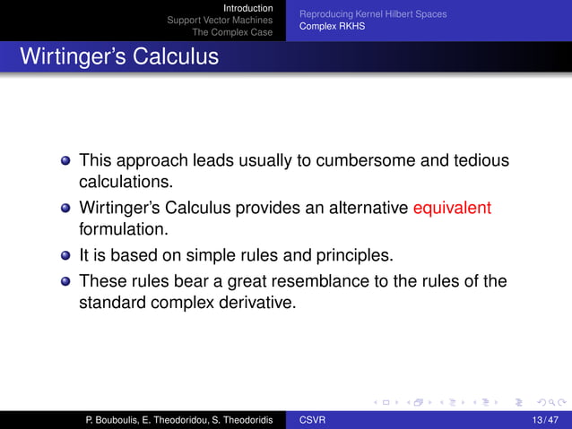 Complex Support Vector Machines For Quaternary Classification | PPT