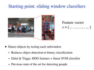 Object Detection with Discrmininatively Trained Part based Models | PPT