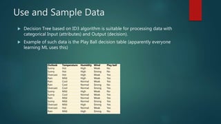 Ml study notes id3 | PPT