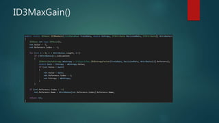 Ml study notes id3 | PPT