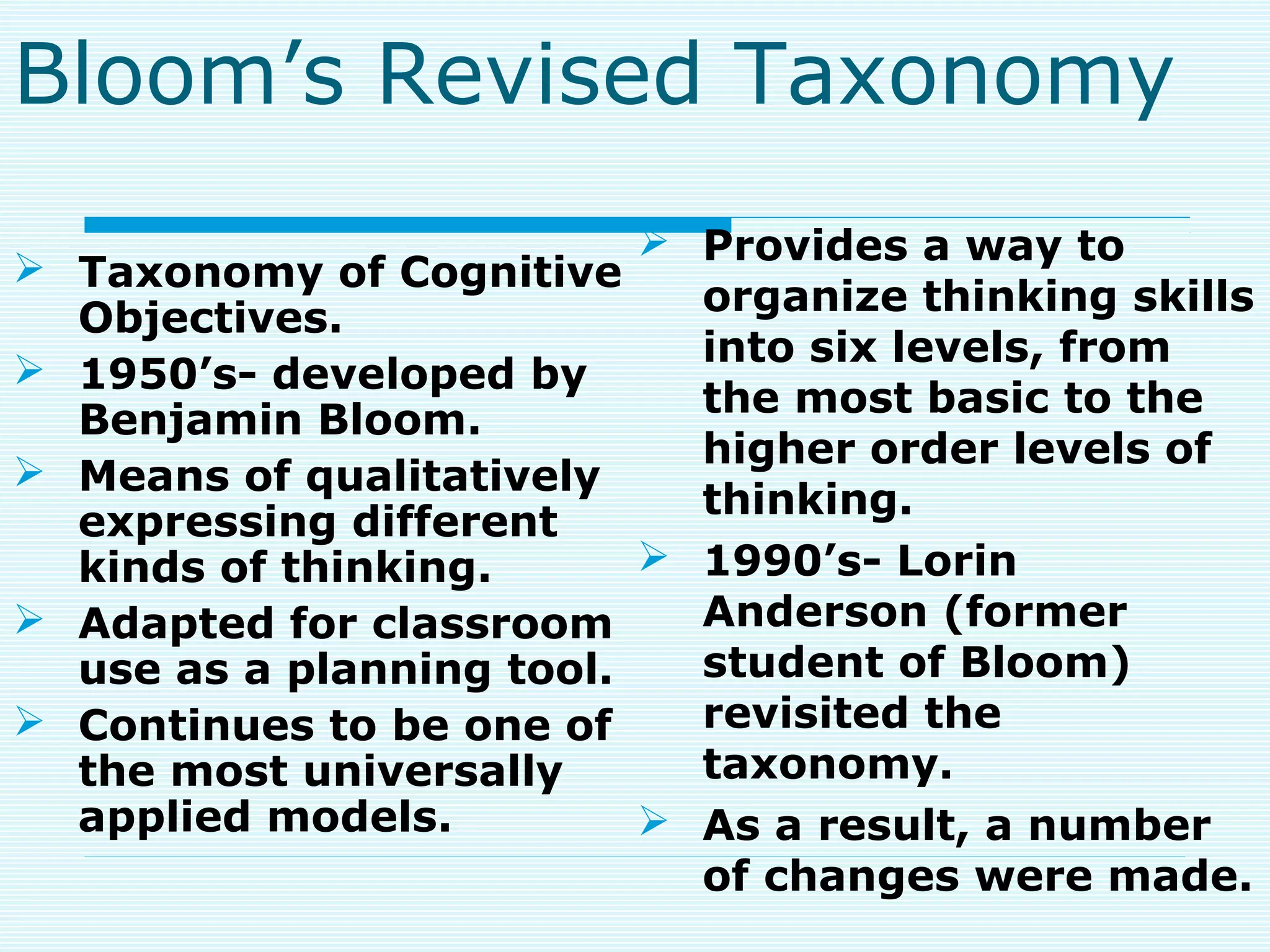 Higher order thinking skills | PPT