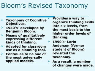 Higher order thinking skills | PPT