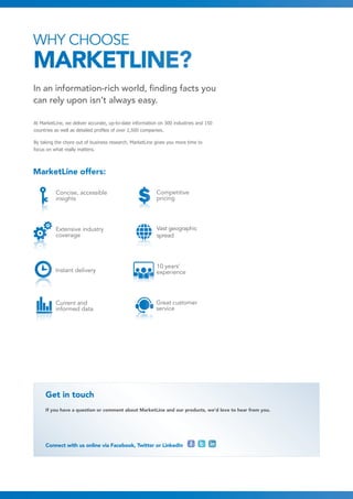 MarketLine SWOT Profiles Brochure | PDF