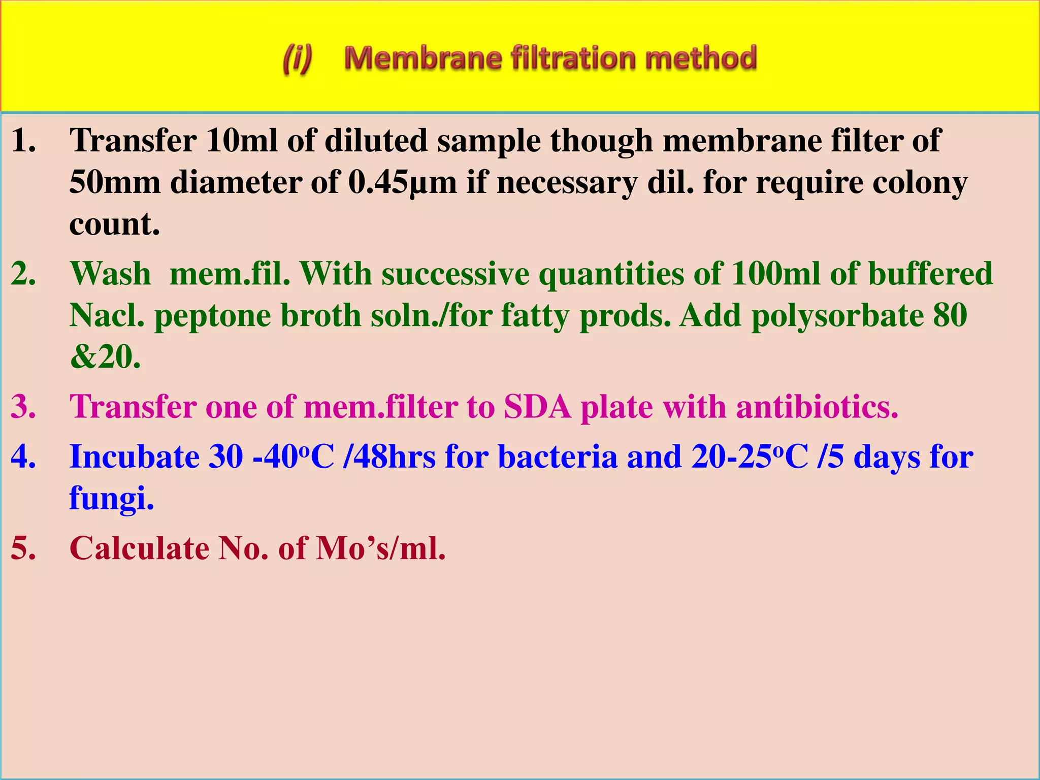 Microbial limit tests I.P By Dr.P.Srinivas Jangaon institute of ...