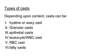 Urine: Microscopic examination - Pathology - MLT, ATOT, RDT | PPTX