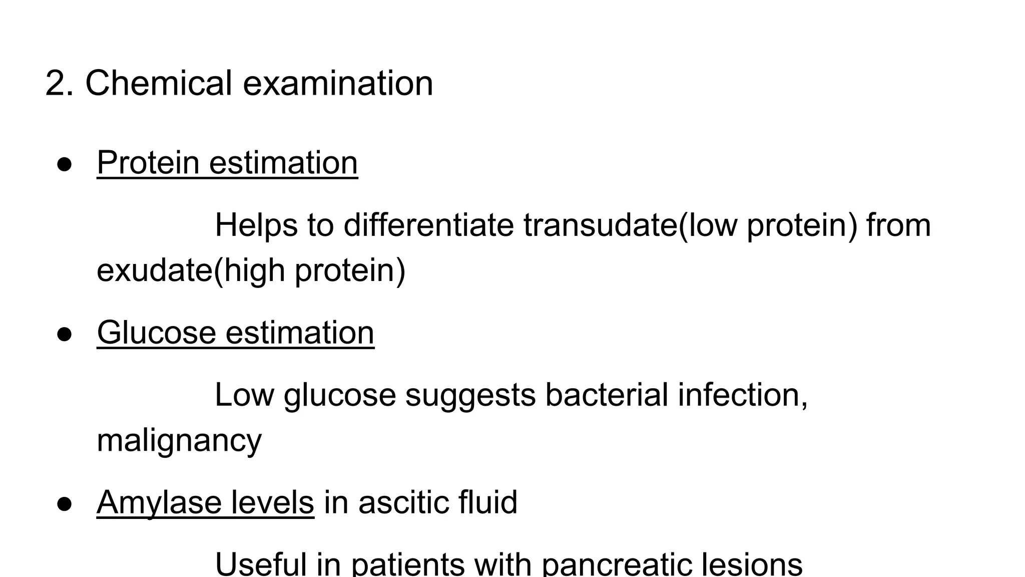 Examination of Body Fluids - Pathology - MLT, ATOT, RDT | PPTX