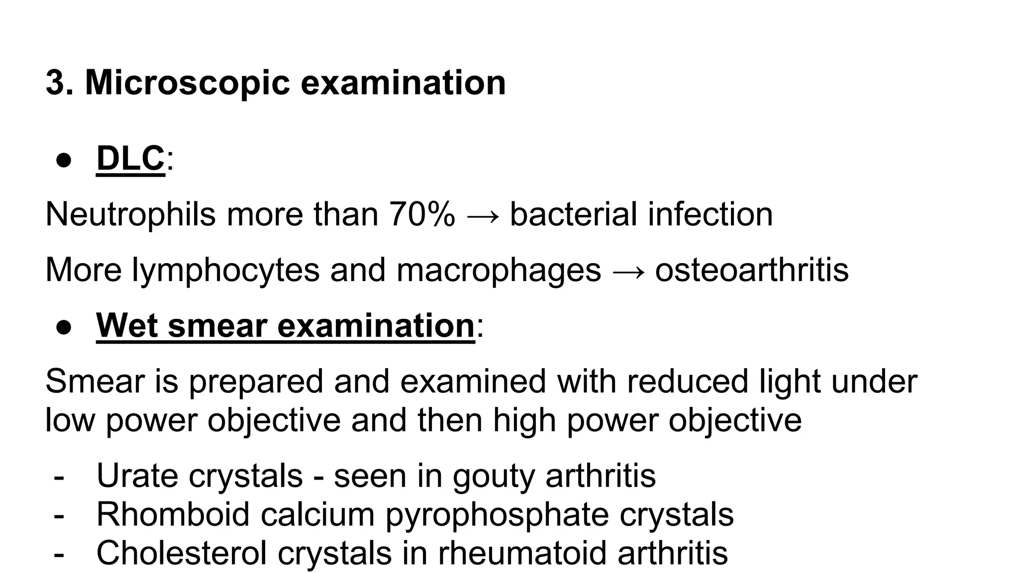 Examination of Body Fluids - Pathology - MLT, ATOT, RDT | PPTX