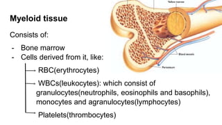 Normal Constituents of Blood - Pathology - MLT, ATOT, RDT | PPTX