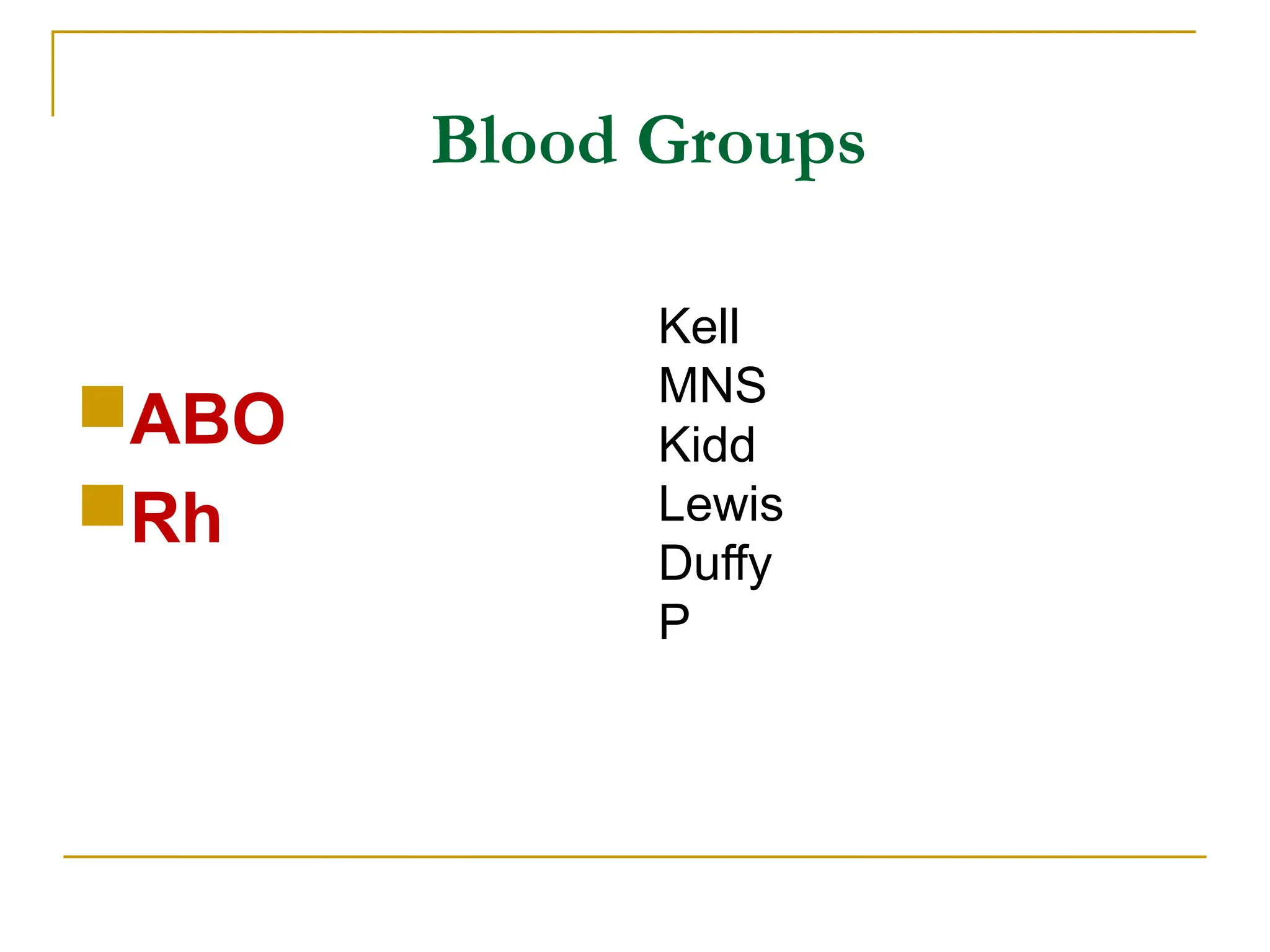 mlt-Blood Groups.pptx blood groups presentation | PPTX