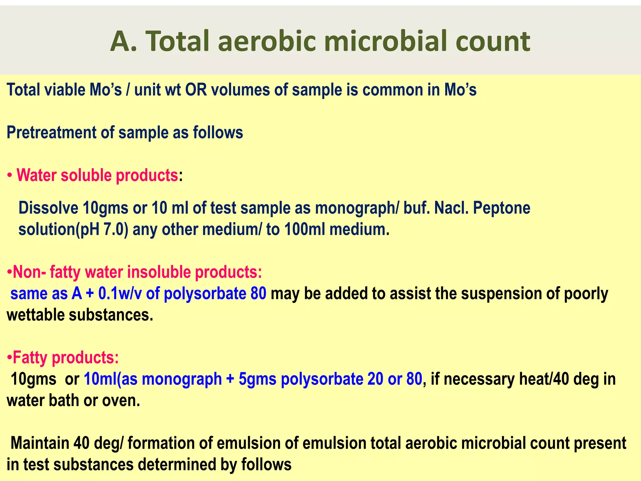 Microbial limit tests I.P by Dr.P.srinivas | PPTX
