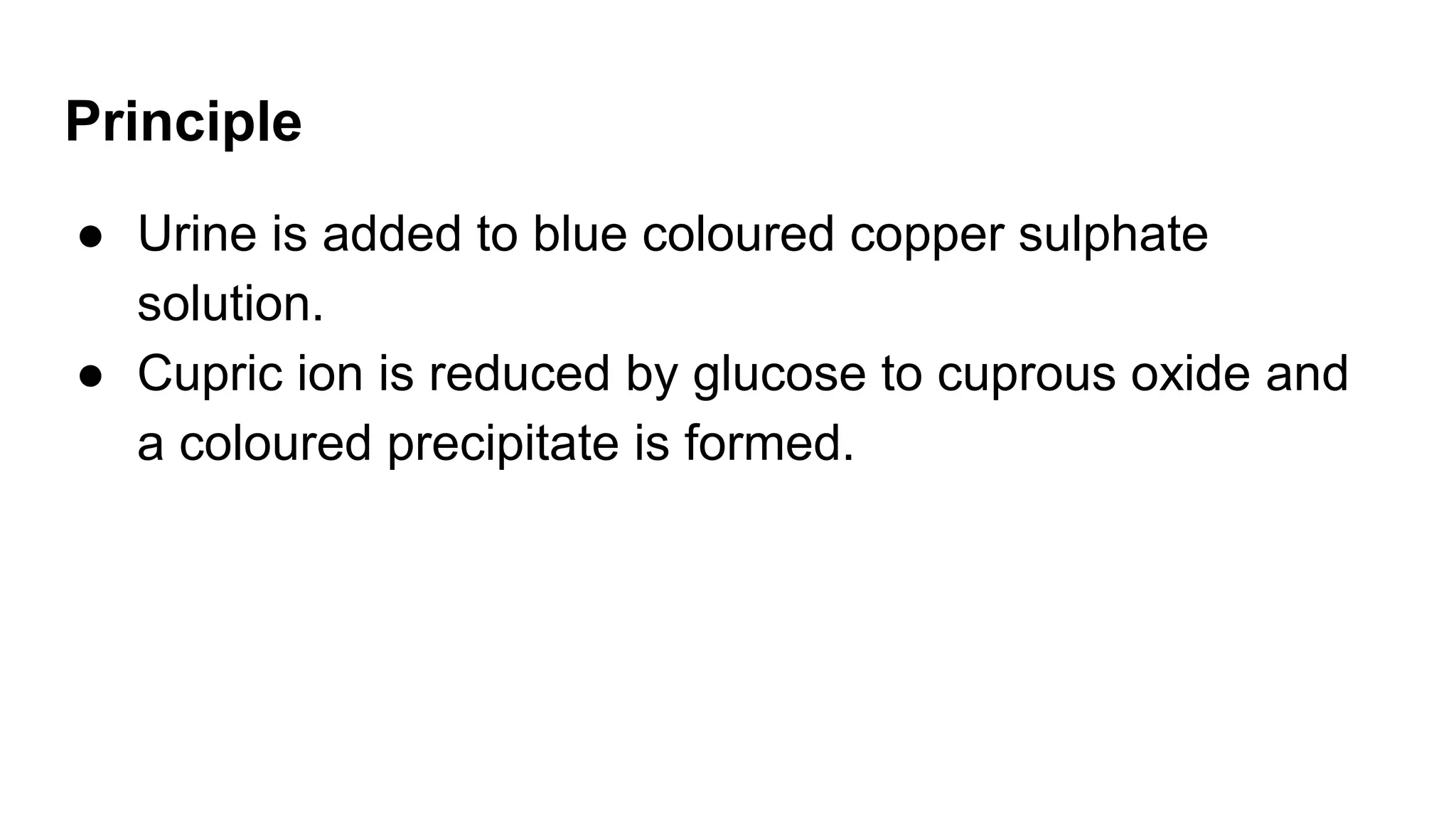 Urine analysis - Reducing Sugar | PPT