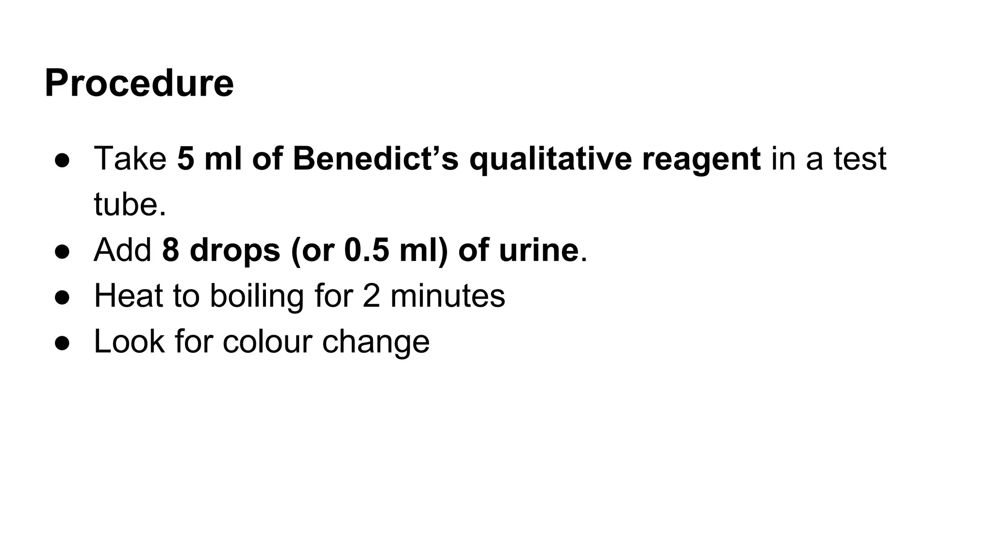 Urine analysis - Reducing Sugar | PPT