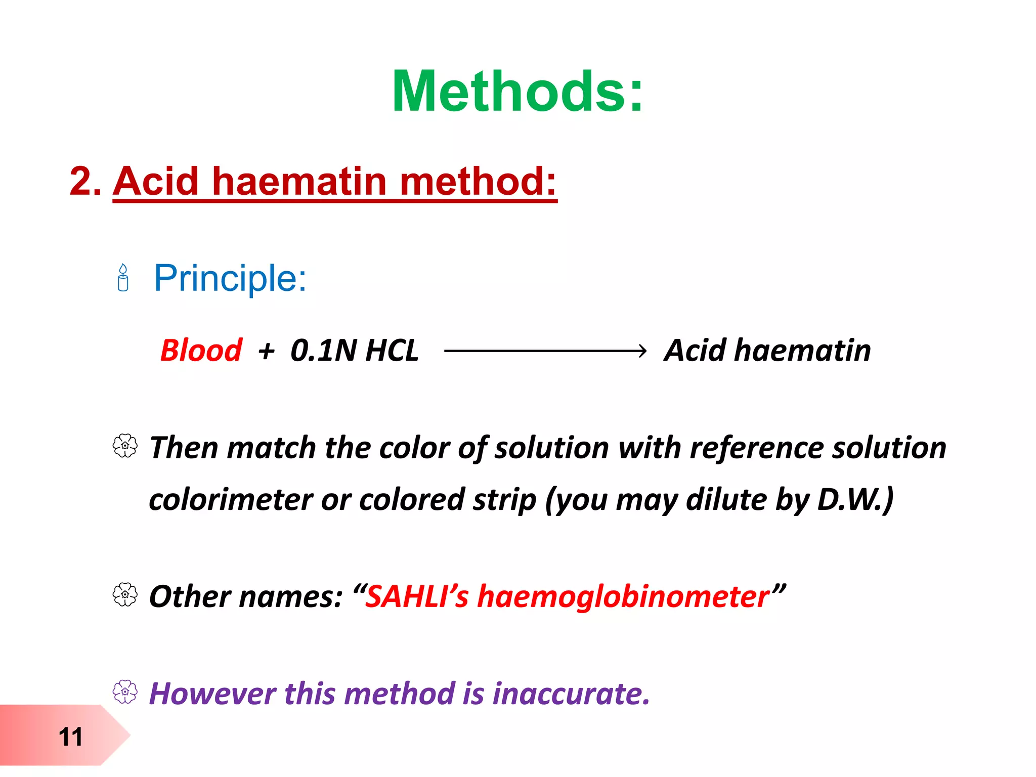 Hemoglobin estimation | PDF
