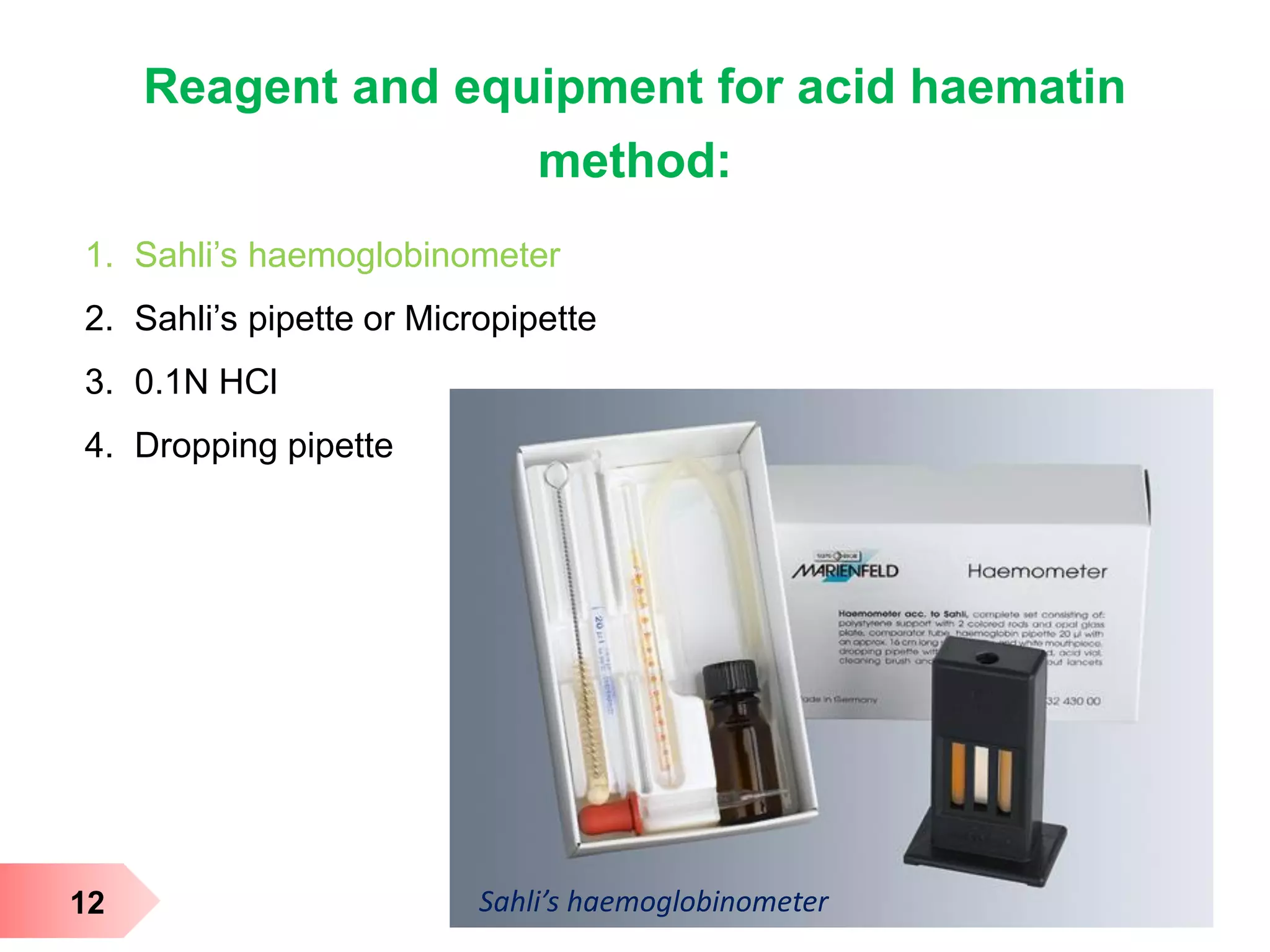 Hemoglobin estimation | PDF