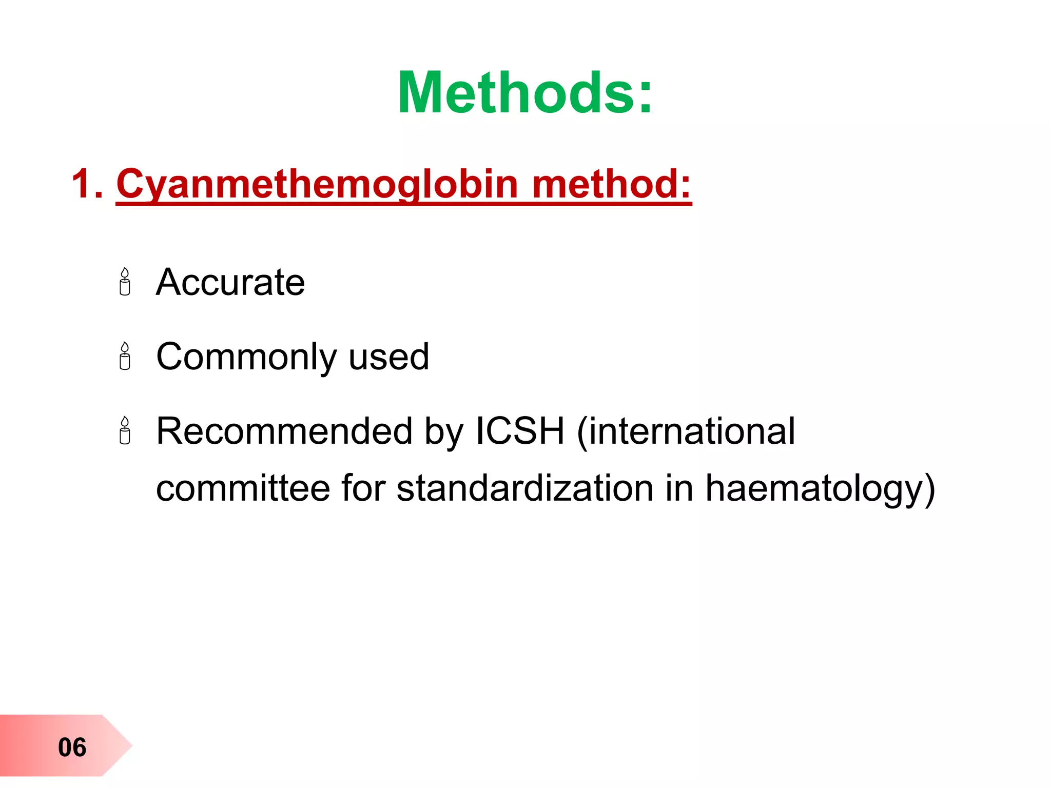 Hemoglobin estimation | PDF