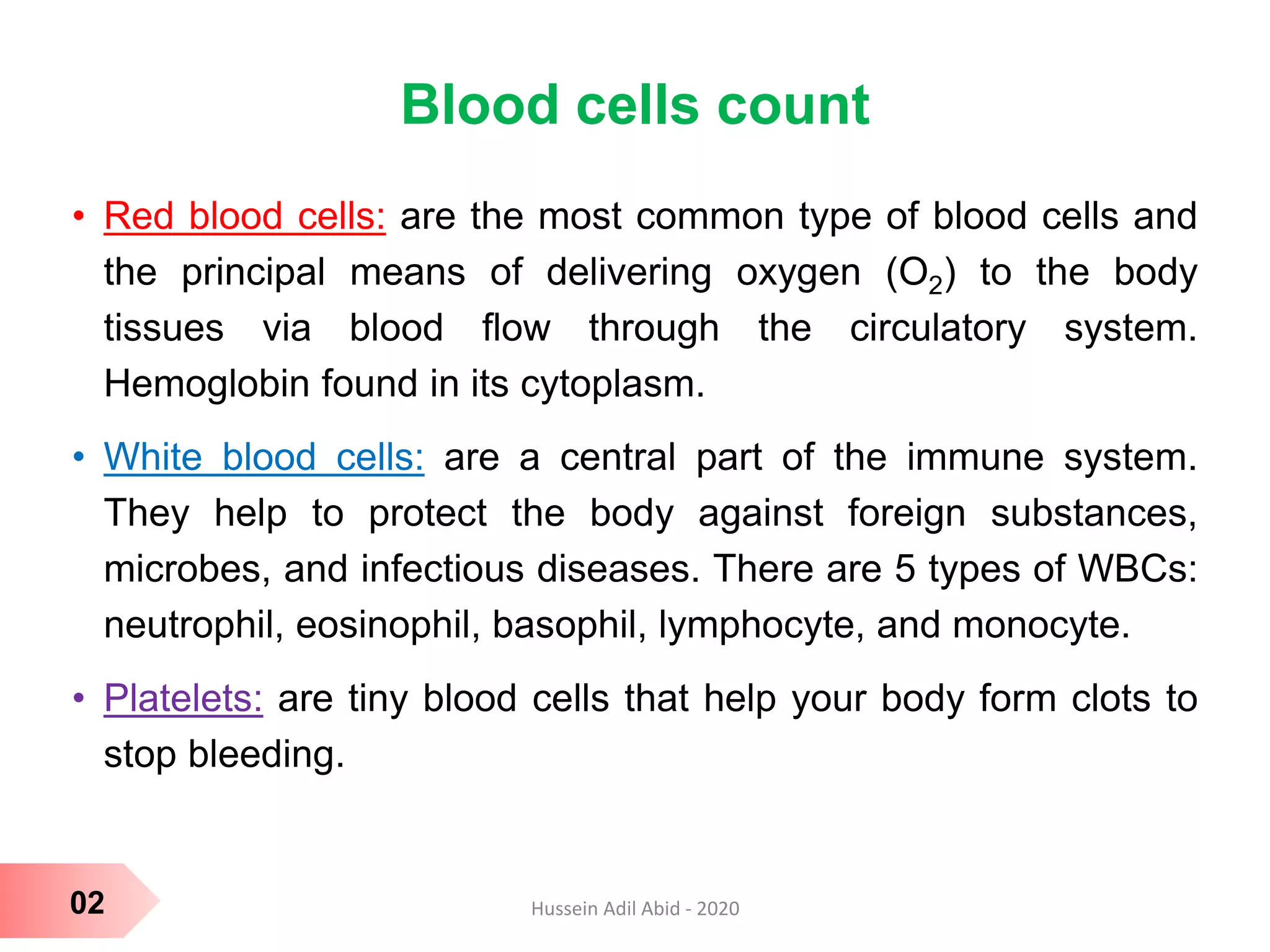 Blood cell count | PDF