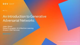 An Introduction to Generative Adversarial Networks (April 2020) | PPT