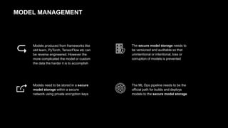 Securing your Machine Learning models | PPTX
