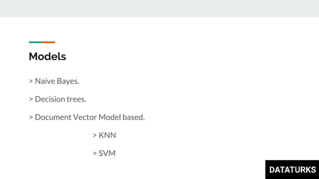 Machine Learning with Text Classification deep dive. | PPT