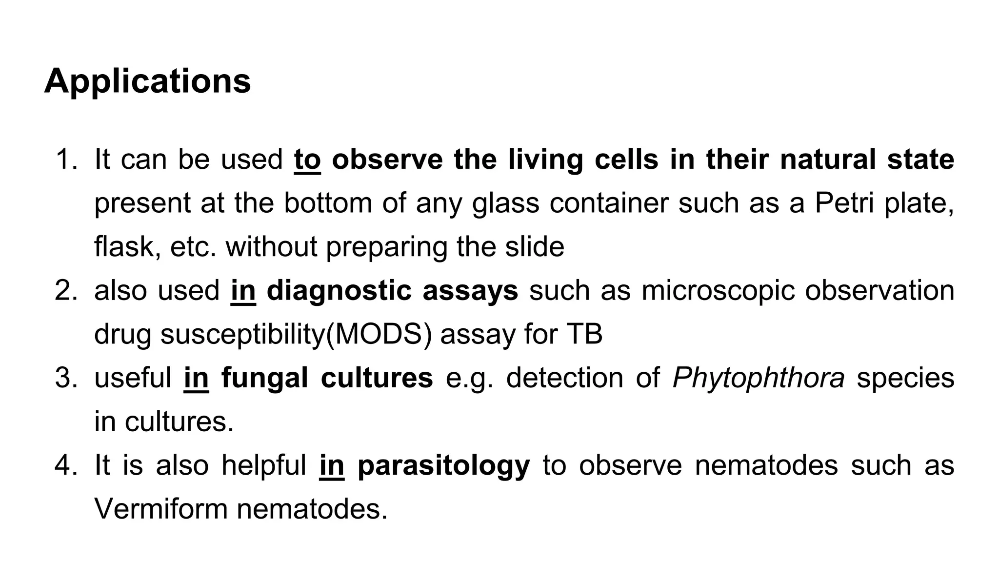 Invertoscope or Inverted microscope - Pathology - MLT | PPTX
