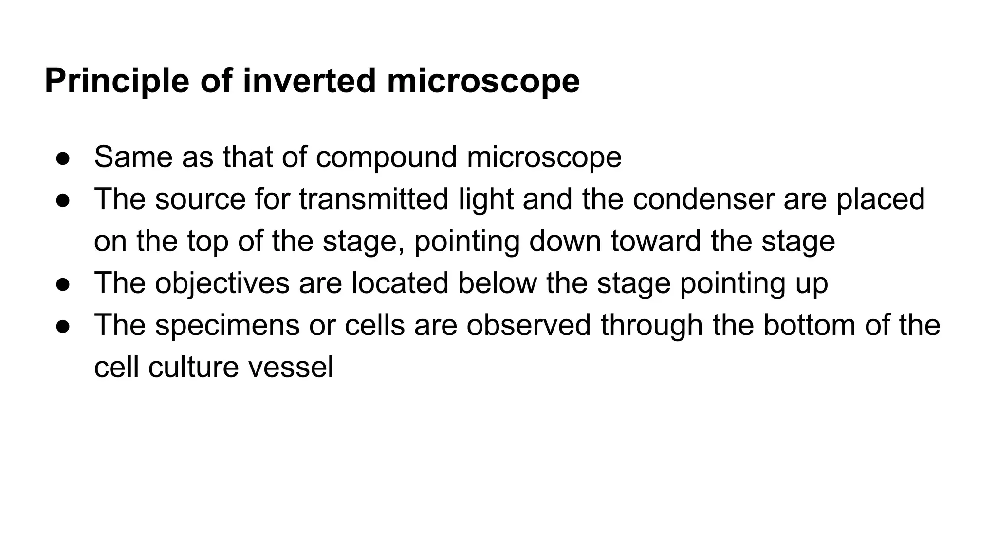 Invertoscope or Inverted microscope - Pathology - MLT | PPTX ...