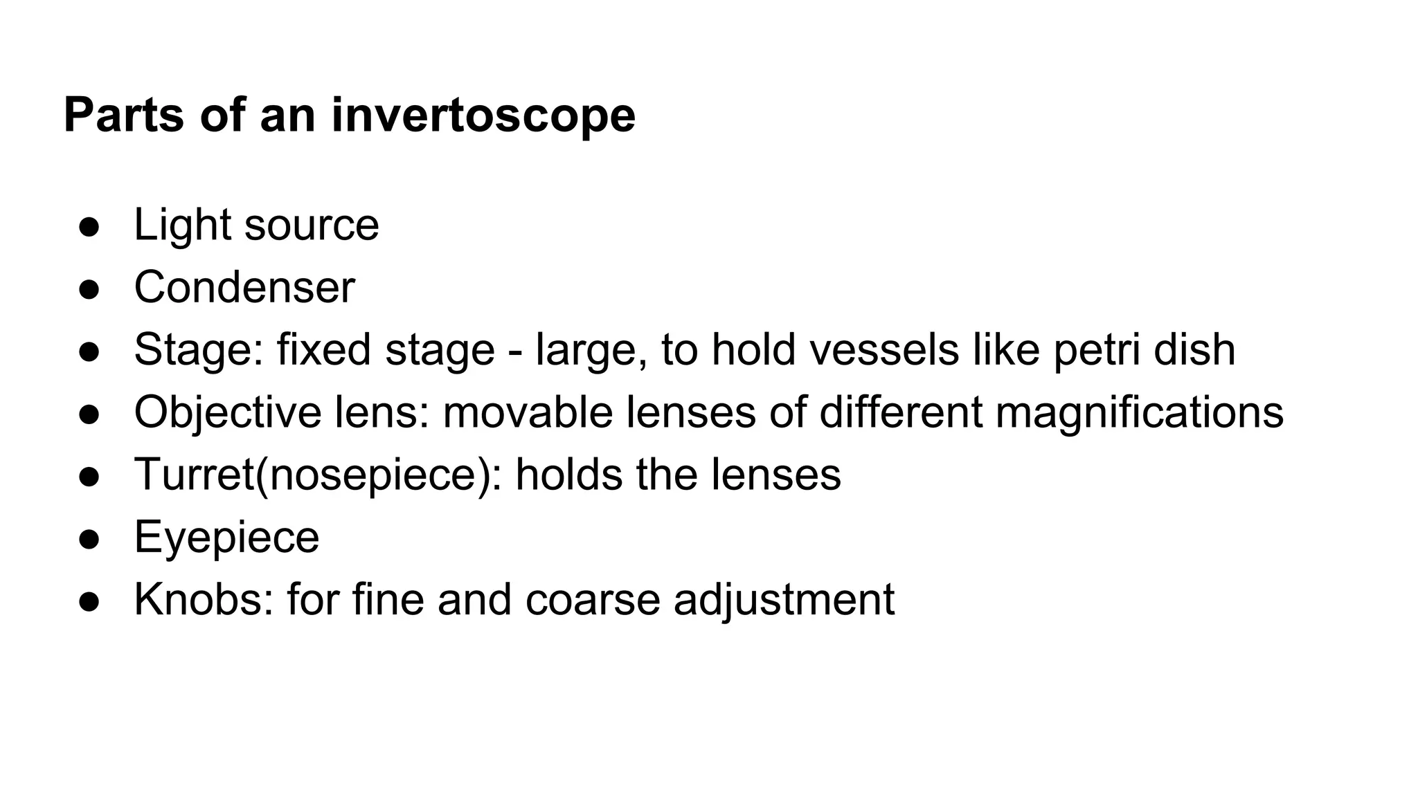 Invertoscope or Inverted microscope - Pathology - MLT | PPTX