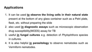 Invertoscope or Inverted microscope - Pathology - MLT | PPTX