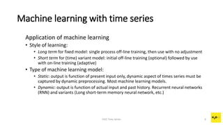 Using Machine Learning For Solving Time Series Probelms | PPTX