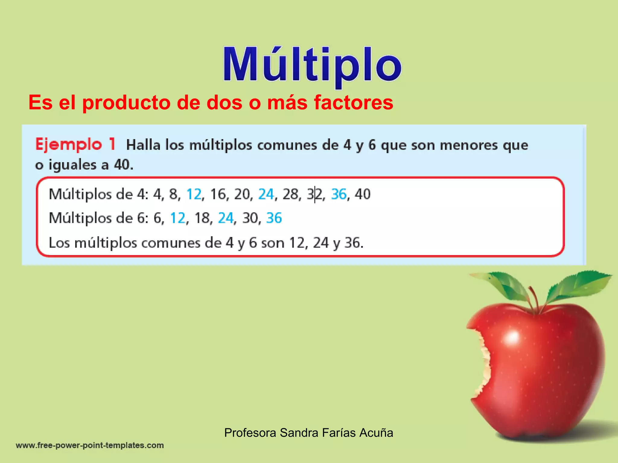 Múltiplos,factores,números primos y compuestos | PPT