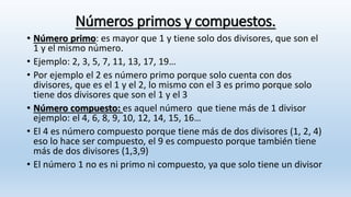 Múltiplos-y-Factores curso sexto año basico | PPTX